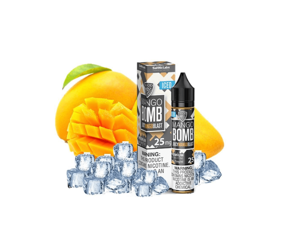 V GOD MANGO BOMB ICED SALT NIC – مؤسسة بن عيسى